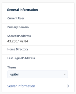 How to find the IP address of your cPanel web hosting service - VentraIP