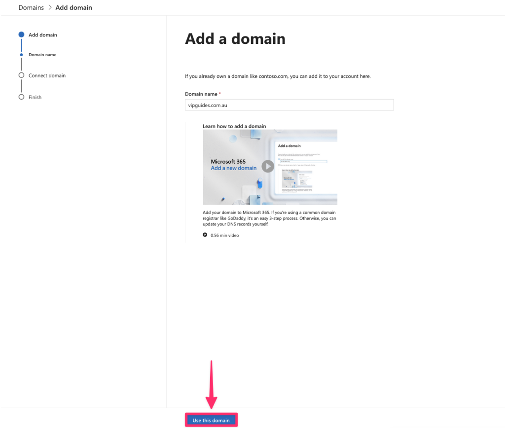 Adding a Domain Name to Microsoft 365 - VentraIP