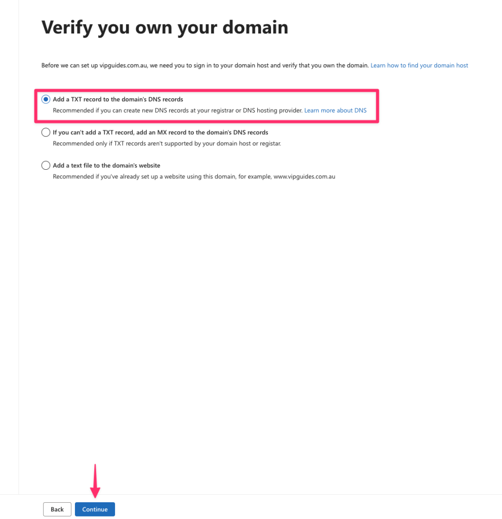Adding a Domain Name to Microsoft 365 - VentraIP