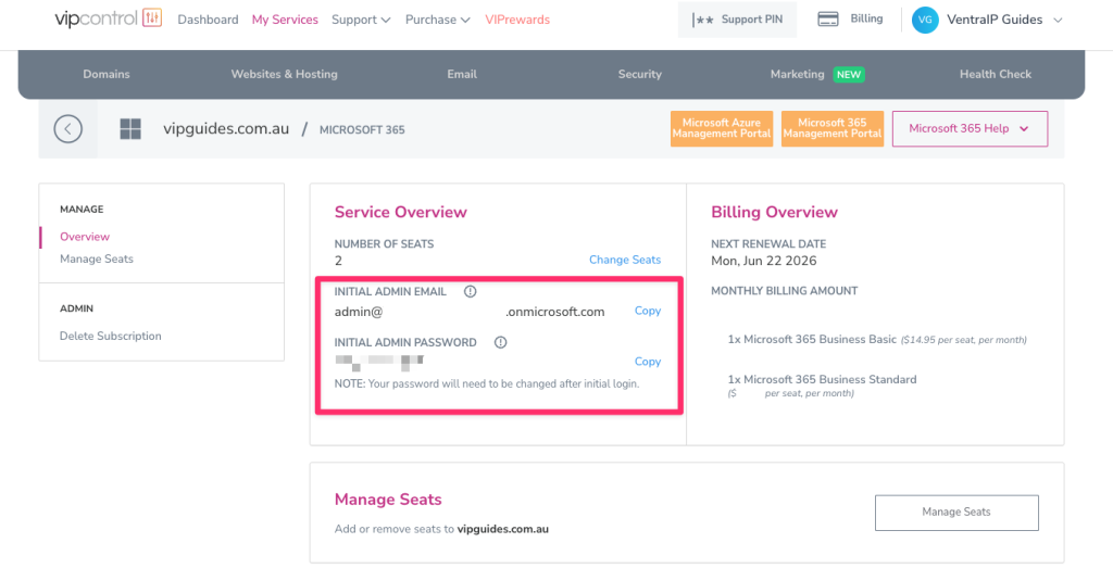 Logging into Microsoft 365 for the First Time - VentraIP